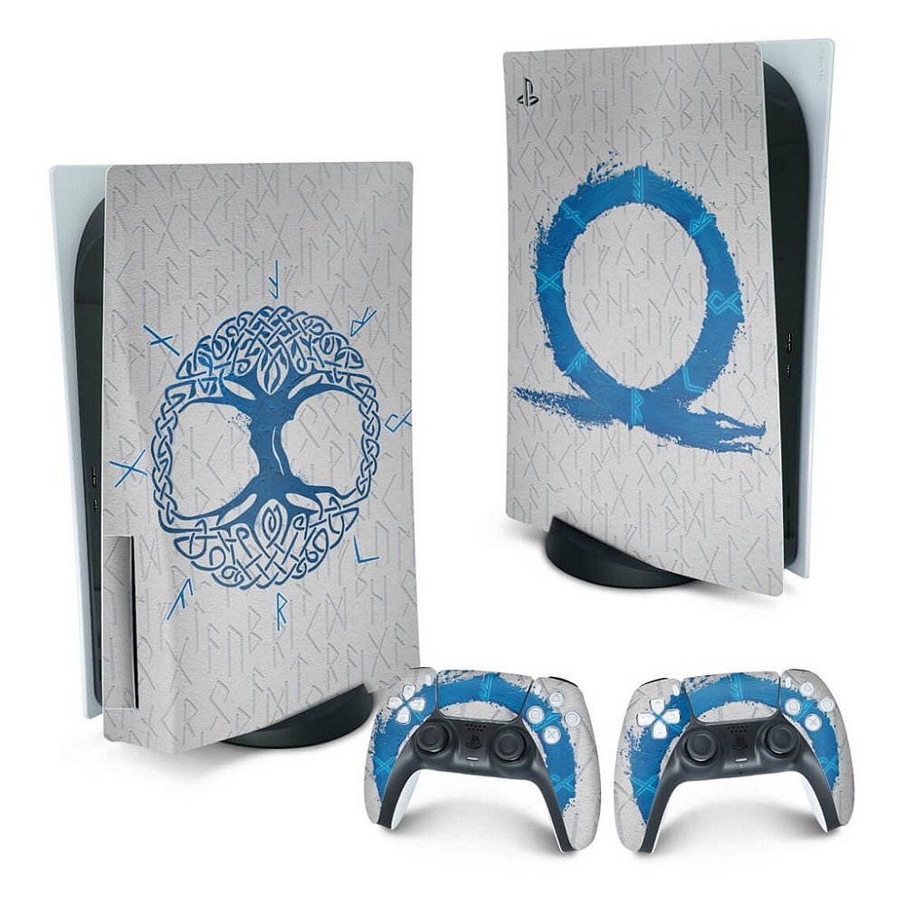 PS5 Skin - God Of War Ragnarok - Pop Arte Skins Atacado