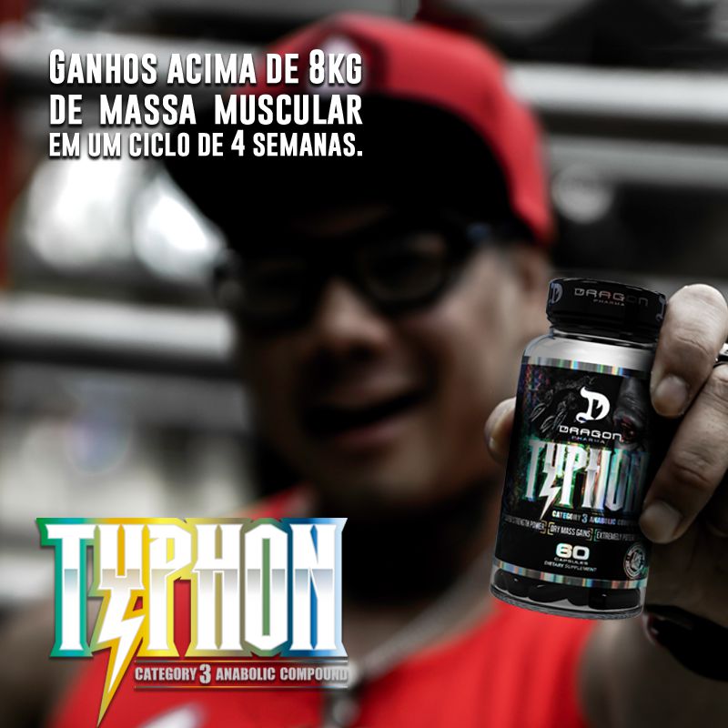 TYPHON 60 CÁPSULAS - DRAGON PHARM - C&B NUTRITION