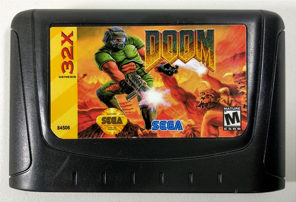 Doom Original - Sega 32x - Sebo dos Games - 8 anos! Games Antigos e Usados, do Atari ao PS5