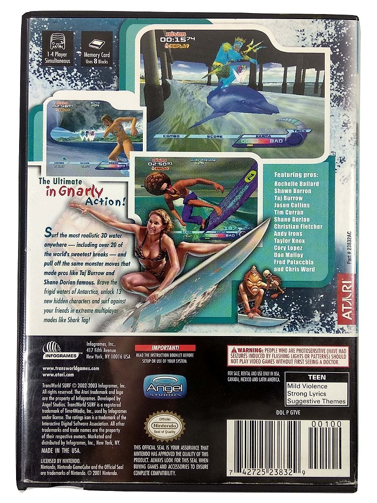Transworld Surf Next Wave Original - GC - Sebo dos Games - 9 anos ...