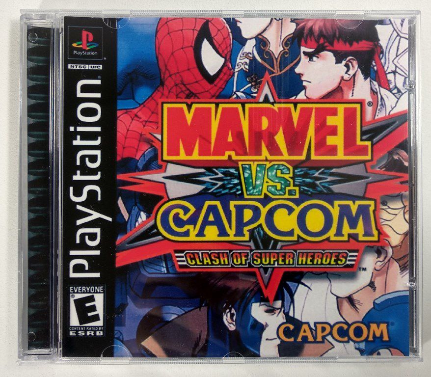 Marvel vs Capcom [REPLICA] - PS1 ONE - Sebo dos Games - 9 anos! Games ...