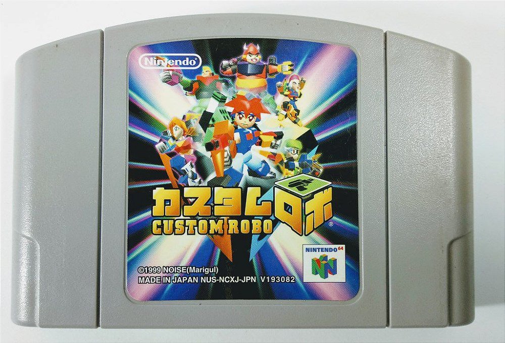 Custom Robo Original [Japonês] - N64 - Sebo dos Games - 9 anos! Games ...
