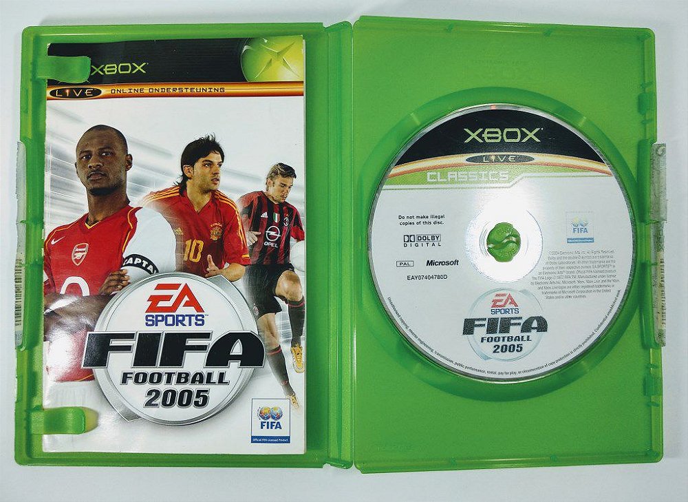 Jogo Fifa Football 2005 Original [EUROPEU] - Xbox Clássico - Sebo dos Games - 8 anos! Games ...