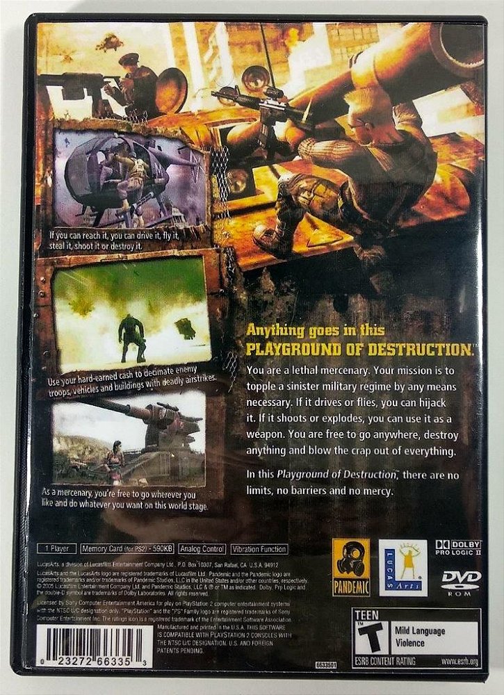 Mercenaries [REPRO-PACTH] - PS2 - Sebo dos Games - 9 anos! Games Antigos e Usados, do Atari ao PS5