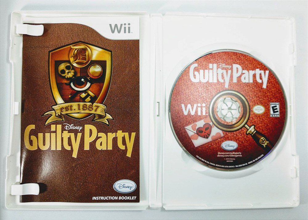 Disney Guilty Party - Wii - Sebo dos Games - 9 anos! Games Antigos e ...