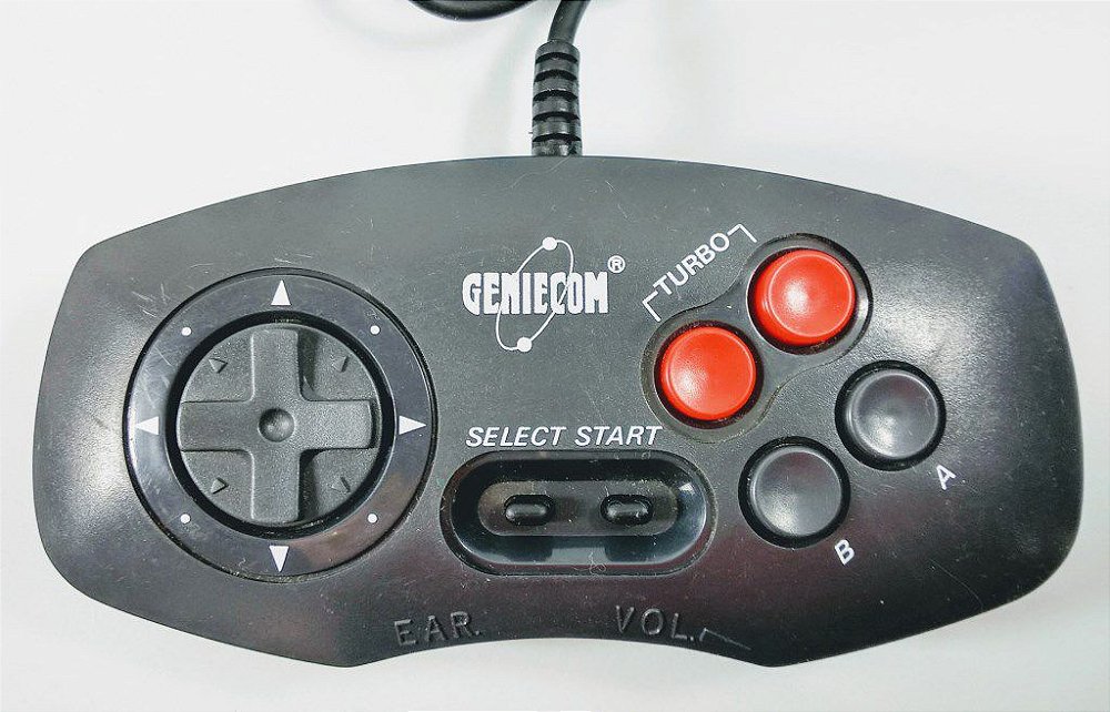 Controle - Geniecom - Sebo dos Games - 7 anos! Games Antigos e Usados, do Atari ao PS4