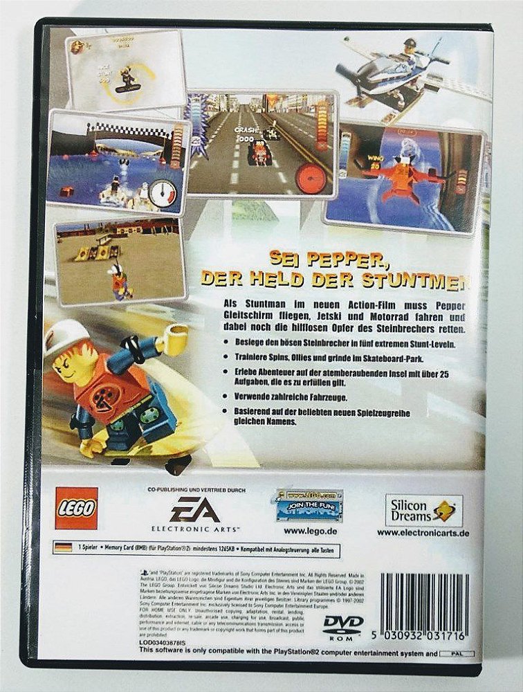 Lego Island Extreme Stunts - PS2 - Sebo dos Games - 9 anos! Games ...