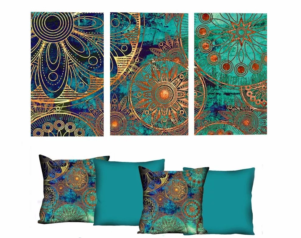 Quadro Mandala, Quadro Decorativo, Quadro para sala, quadro quarto ...