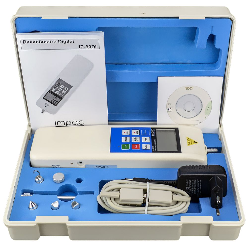Dinamômetro Digital Portátil 0 a 50 kgf IP-90DI - Impac Loja Virtual ...