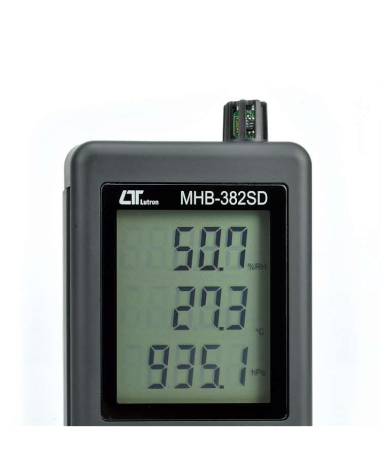 Termo-higrômetro Barômetro Portátil Datalogger USB MHB-382SD Lutron ...