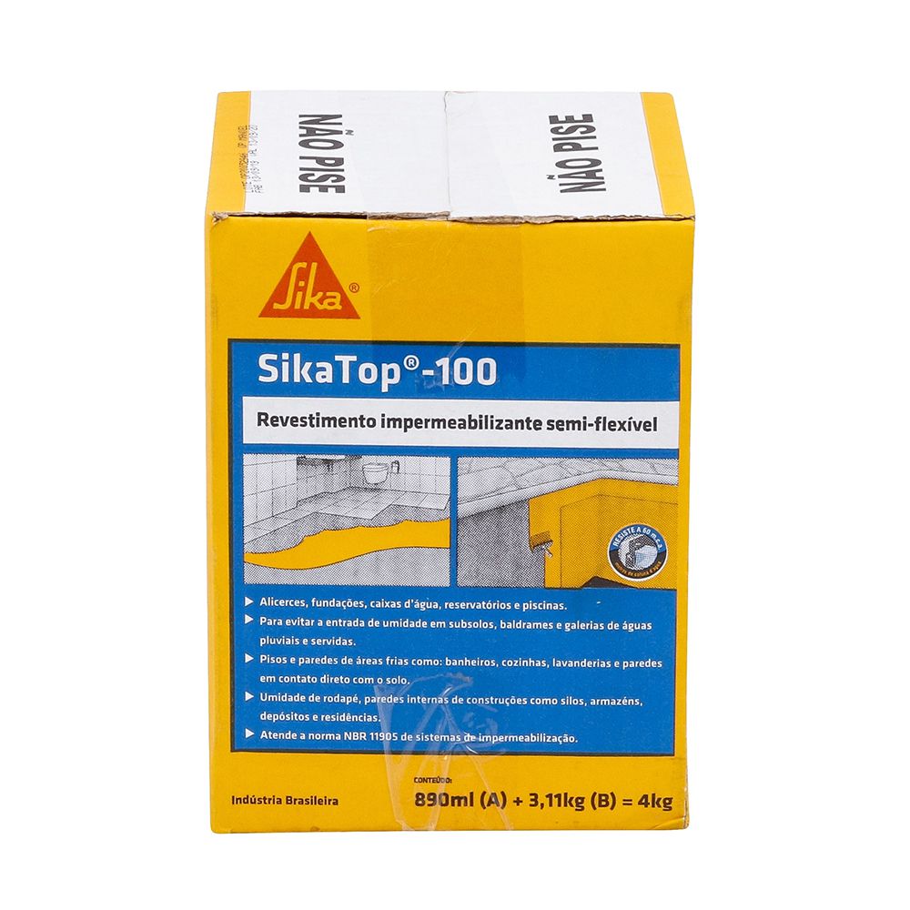 SikaTop 100 4kg - Sika - Revestir Home Center - Construir ou Reformar