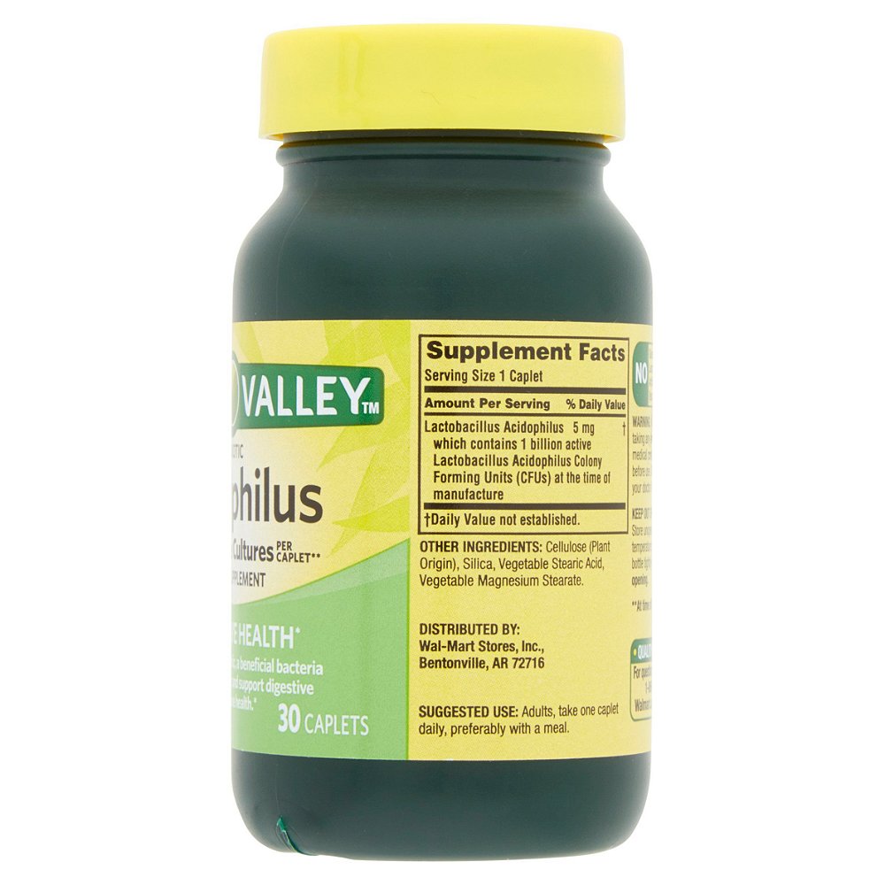 PROBIOTICO ACIDOPHILUS COM 1 BILHÃO DE CULTURAS ATIVAS COM 30 CAPLETS ...