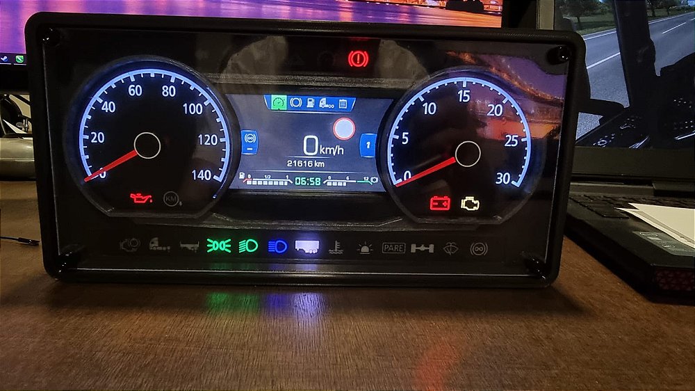 Painel de Instrumentos - Scania NTG - Cargo Simuladores