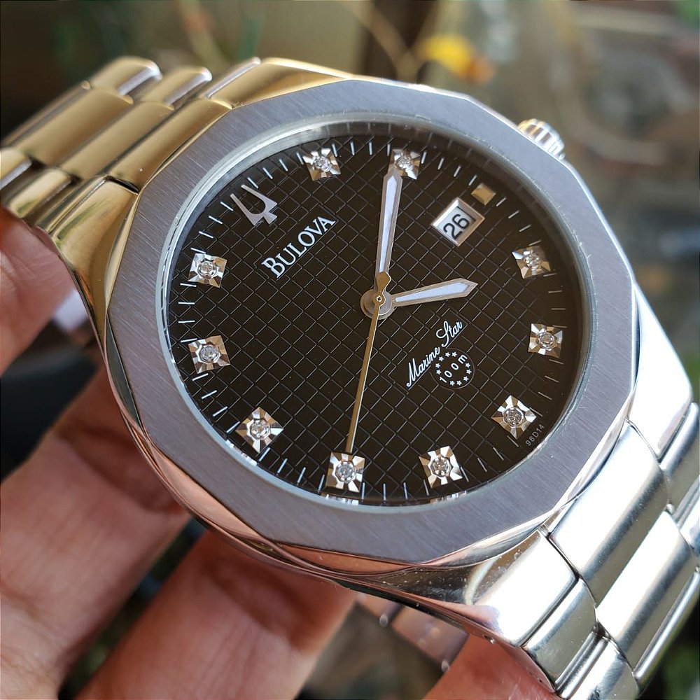 Relógio Bulova Marine Star 96D14 Ano 2006 - Altarelojoria relógios ...