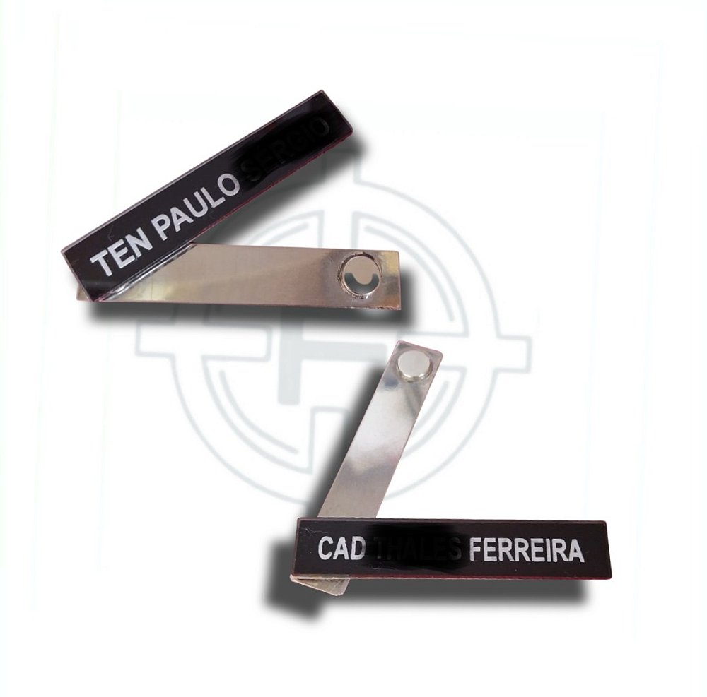 Plaqueta de Identificação Exército Brasileiro - FUZILÂNDIA MILITARIA