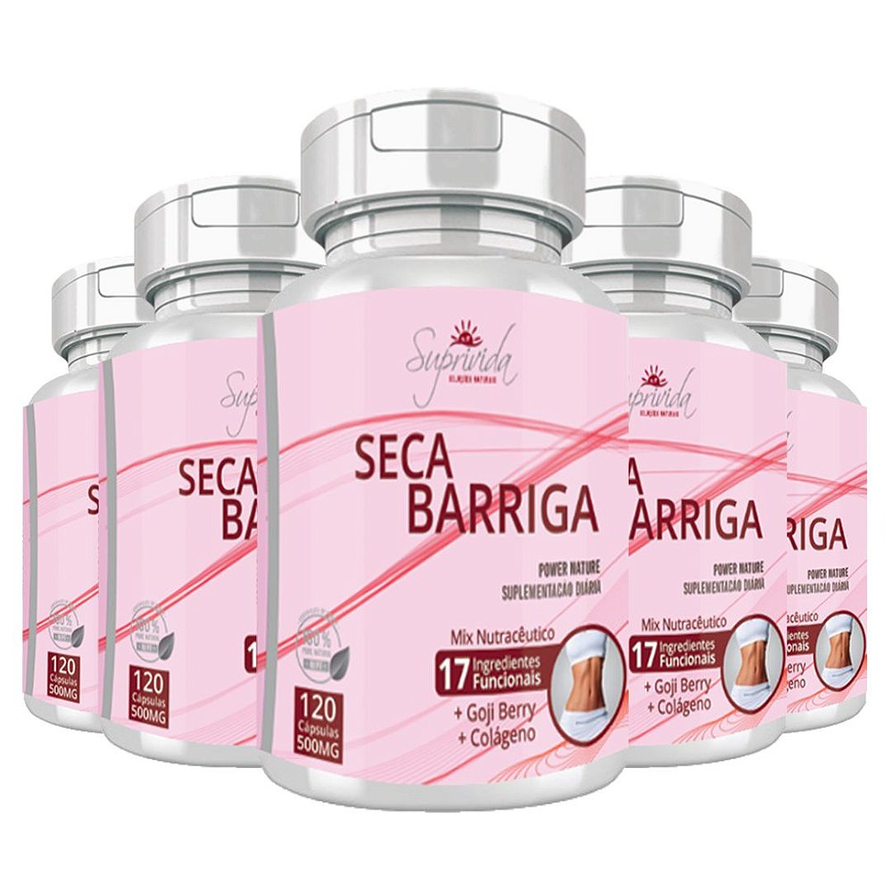 Seca Barriga Mix de 17 ingredientes Funcionais 120 Cápsulas - Vida mais ...