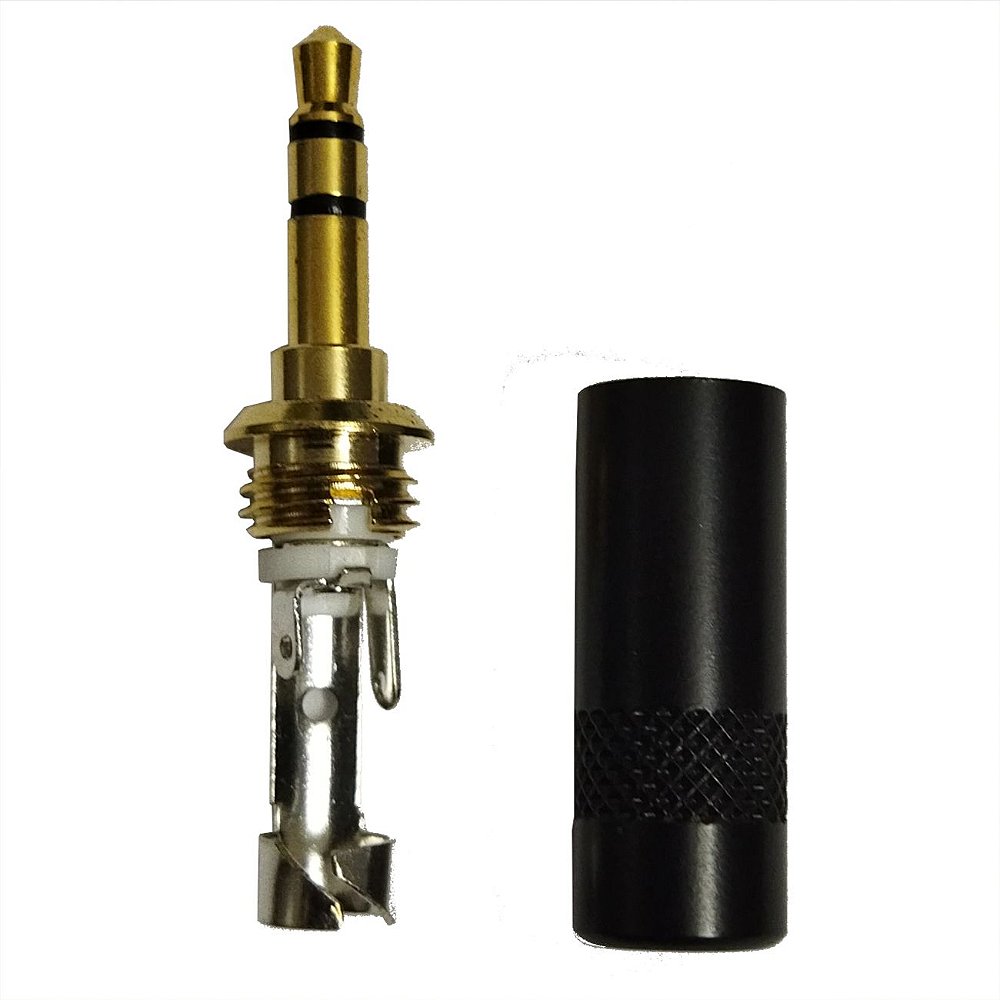 Conector P2 Stereo Macho Preto P2ST SAS OP01 - SANTO ANGELO - KEEPSOUND ...