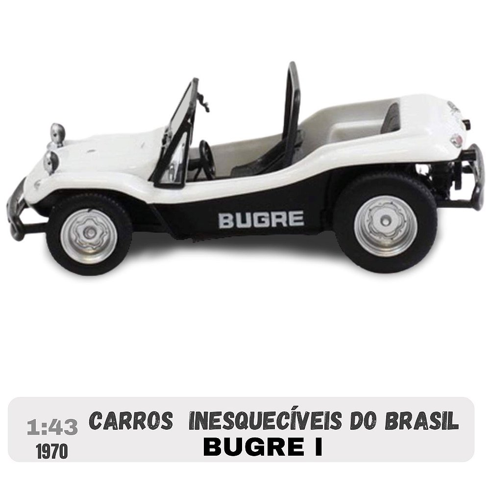 Miniatura em Metal 1:43 - Bugre I - 1970 - Série Carros Inesquecíveis ...