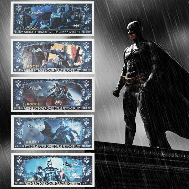 Cédula Nota Comemorativa Batman - Mini71 na Web