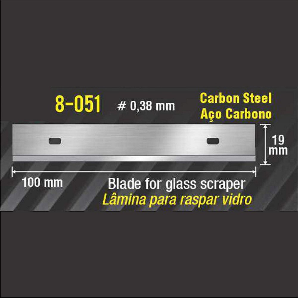 LAMINA RASPAR VIDRO CARBONO 5 UND 8-051 - Vinil Mix