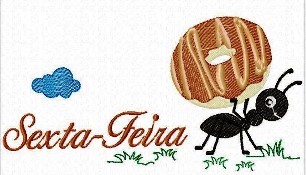 Matriz Bordado Semaninha Formiguinhas - Matriz Bordados Eletrônicos