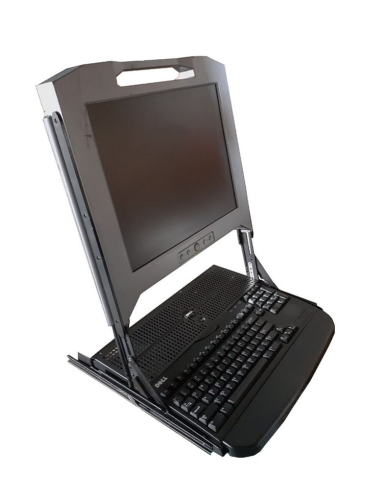 Monitor Rack Console Dell 1u kmm 17 polegadas tec e Touchpad - POP SHOP