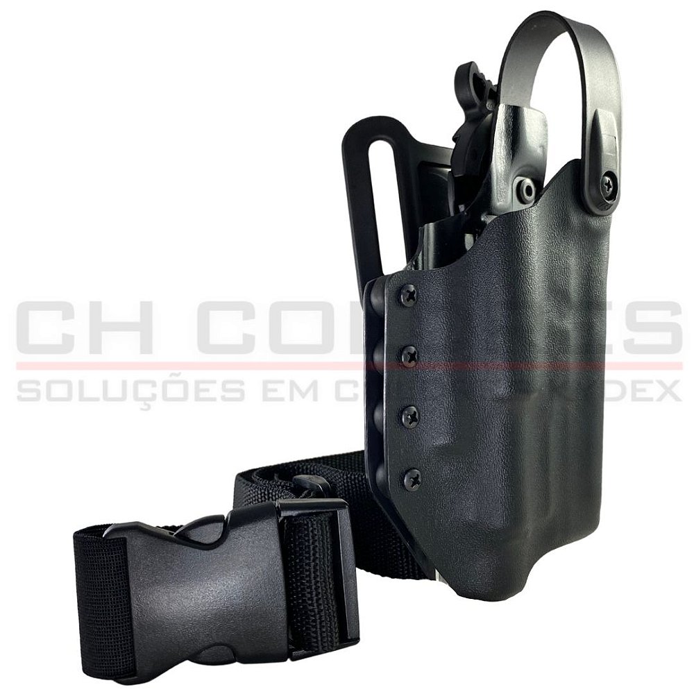 COLDRE KYDEX OWB 2R - EXTERNO – GLOCK 17/ 22/31 MOS | LANTERNA (OLIGHT ...