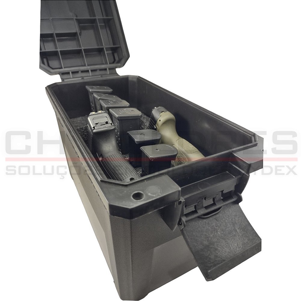 TACTICAL BOX - CAIXA TÁTICA ORGANIZADORA COM ESPUMA - GRANDE - CH Coldres