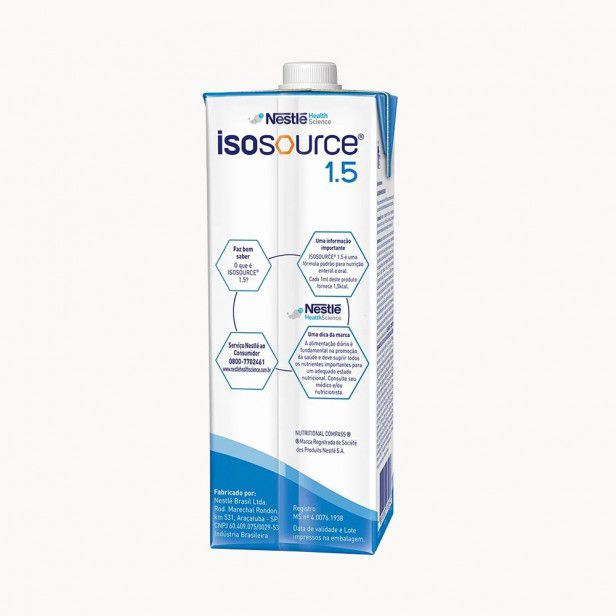 Isosource 1.5 - GRUPO SANPE- Tudo em equipamentos hospitalares e Nutrição.