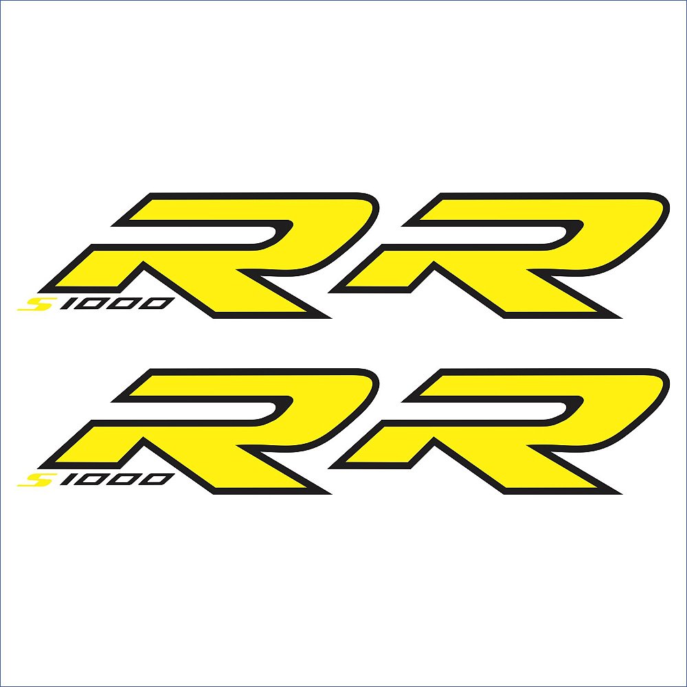 Adesivo Bmw S1000RR Logo - Cromo Decor - Pastilhas Adesivas Resinadas