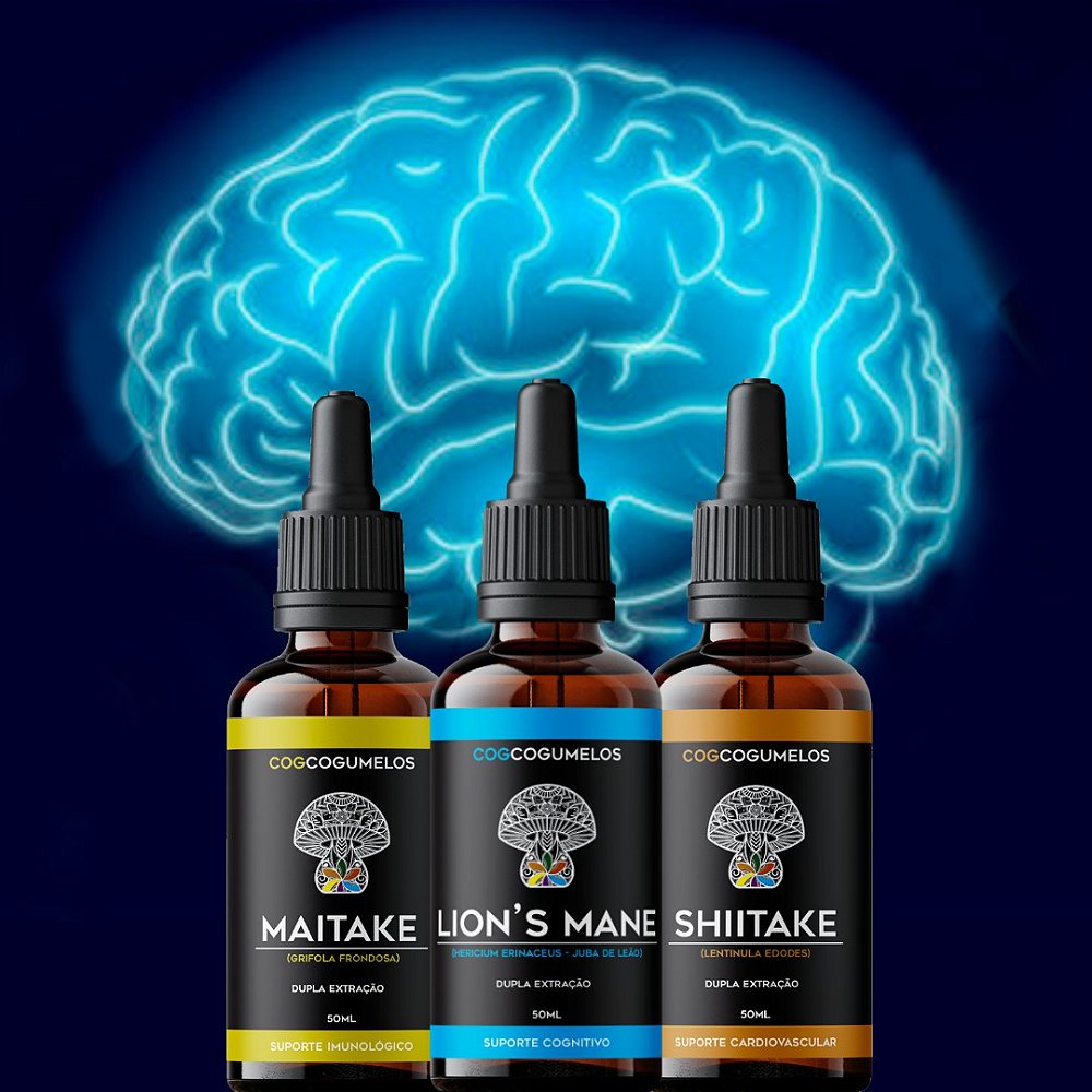 Kit Biohacking Cogumelos Medicinais - COG COGUMELOS
