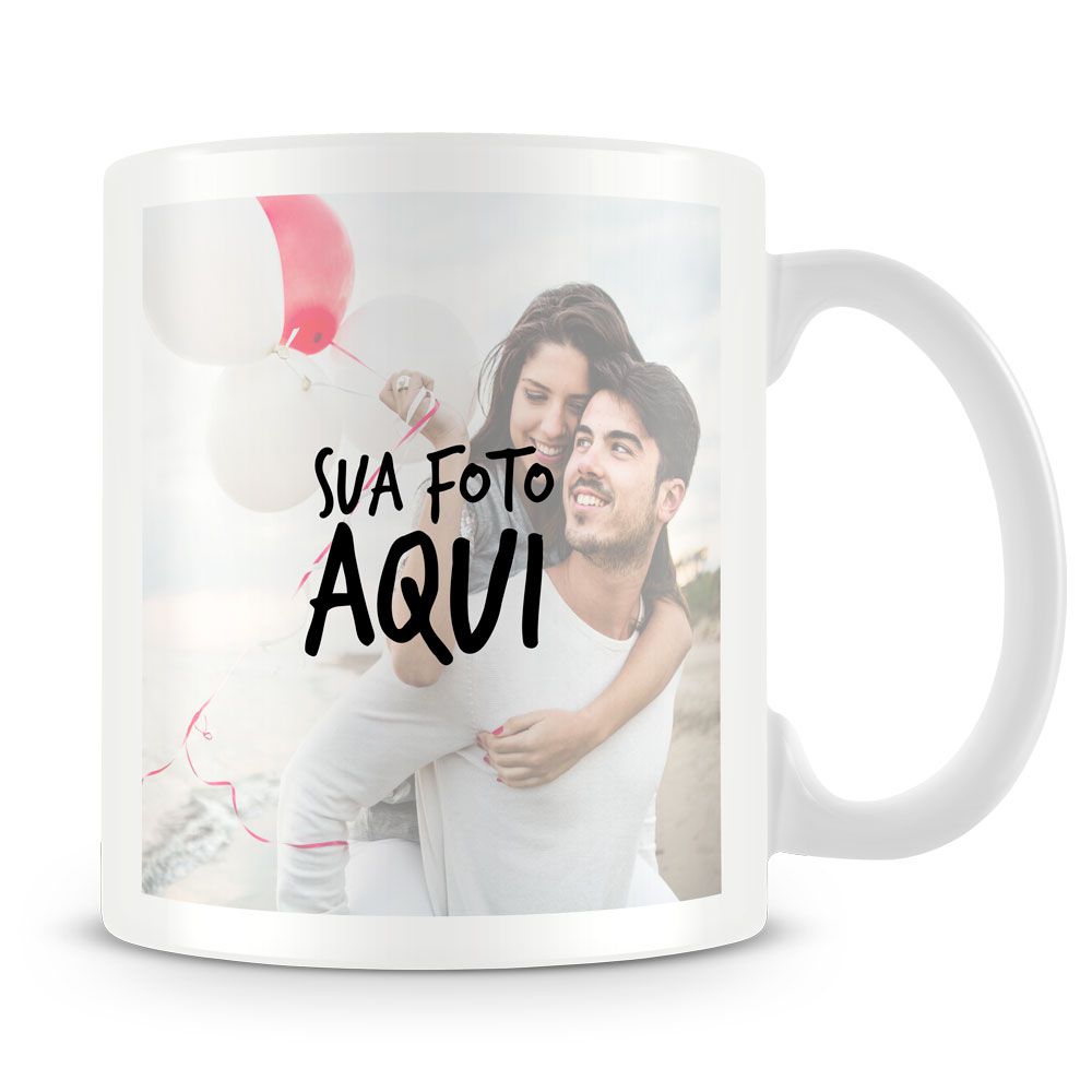 Caneca Personalizada Com 2 Fotos - Caneca Personalizada para Todas as ...