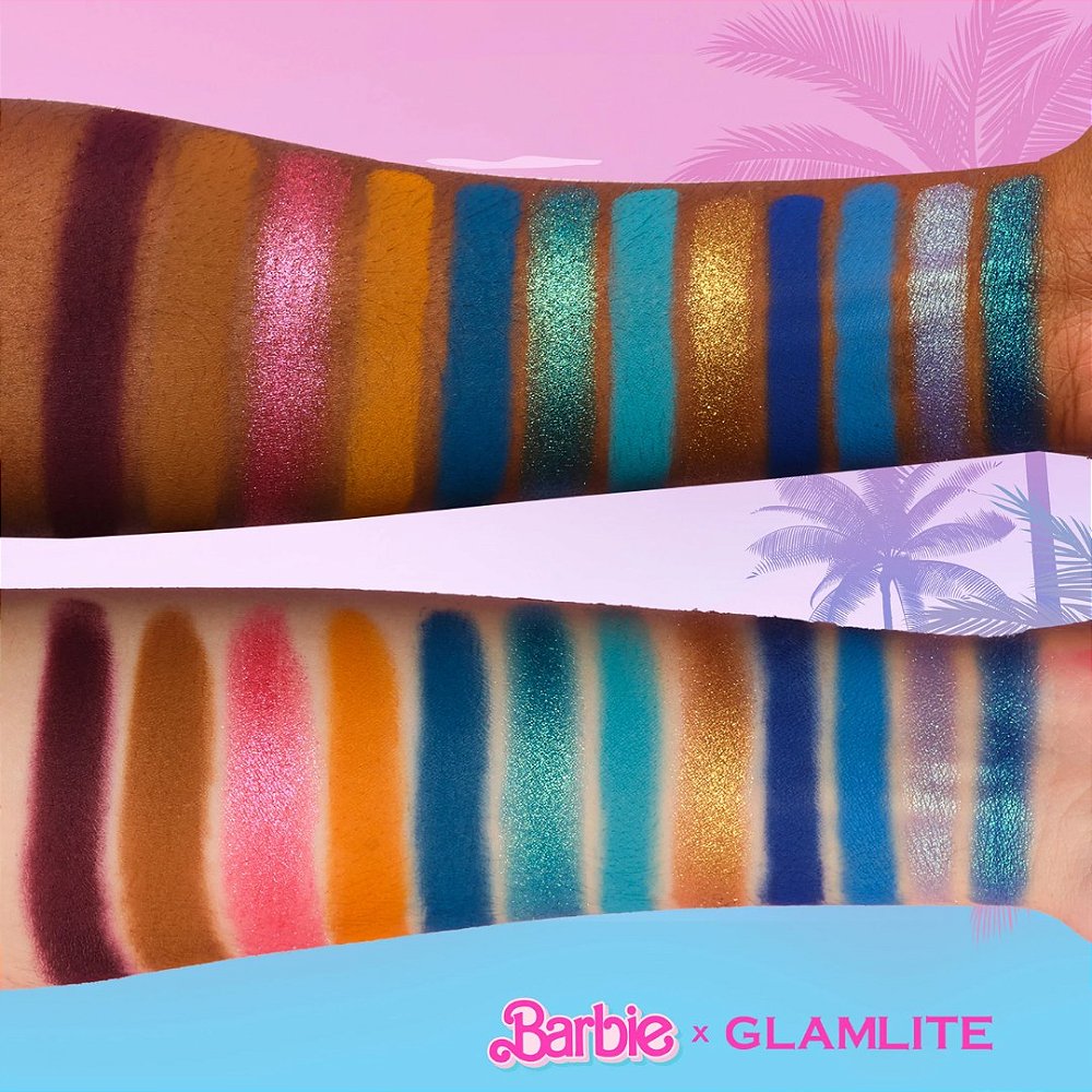 Paleta de Sombras Glamlite BARBIE™ X GLAMLITE PALETTE - Imports MDM