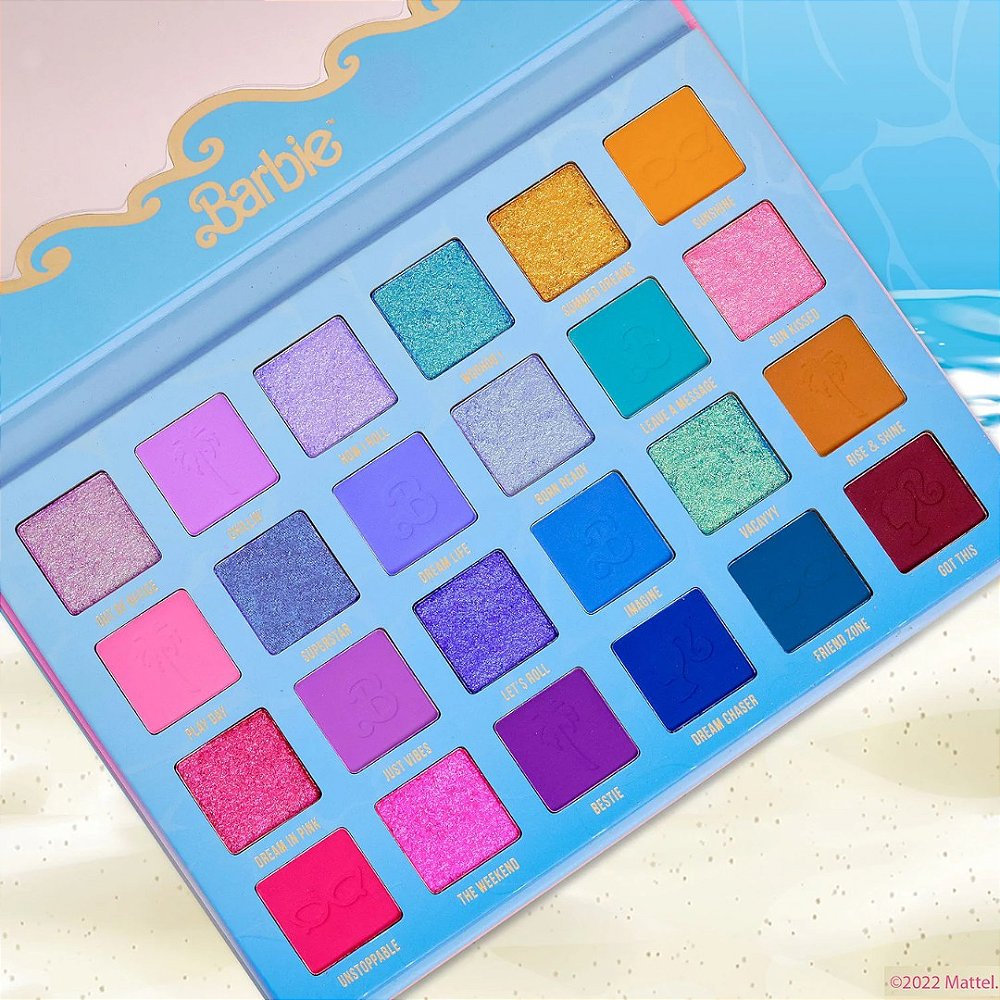 Paleta de Sombras Glamlite BARBIE™ X GLAMLITE PALETTE - Imports MDM