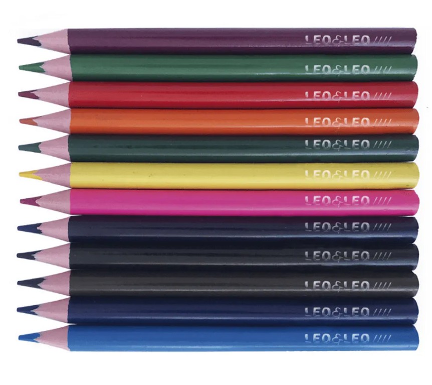 Lapis De Cor Big Jumbo Com 12 Cores (Ref: 4194) Leo e Leo - Leonora ...