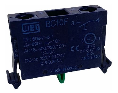 Bloco de Contato Auxiliar BC10F-CSW WEG | Eletrica Suzuki | Votuporanga ...