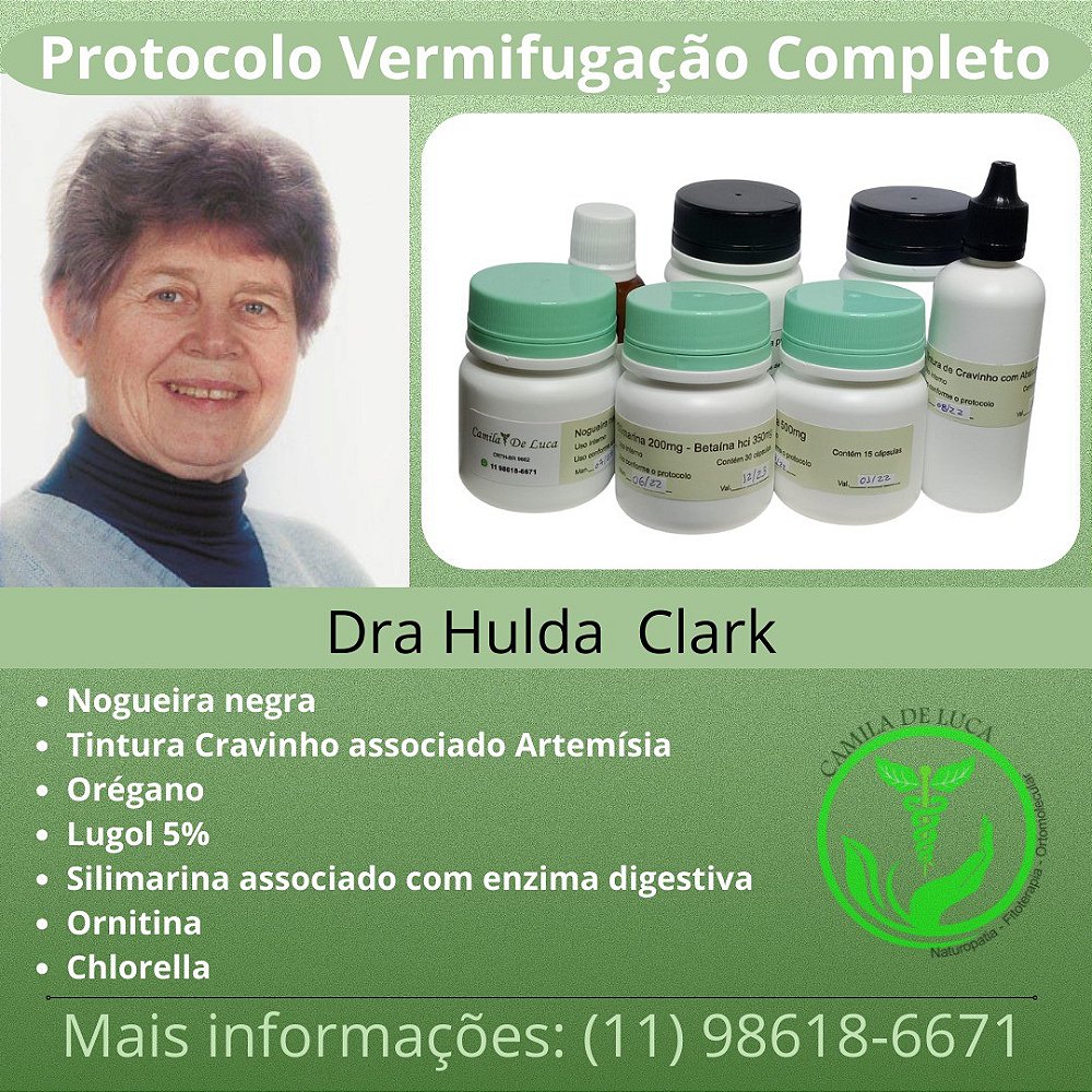 Protocolo Hulda Clark Livro - BRAINCP