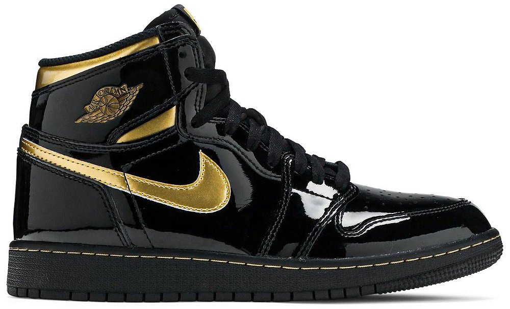 AIR JORDAN 1 RETRO HIGH OG ' BLACK METALLIC GOLD ' - Os melhores Tênis ...