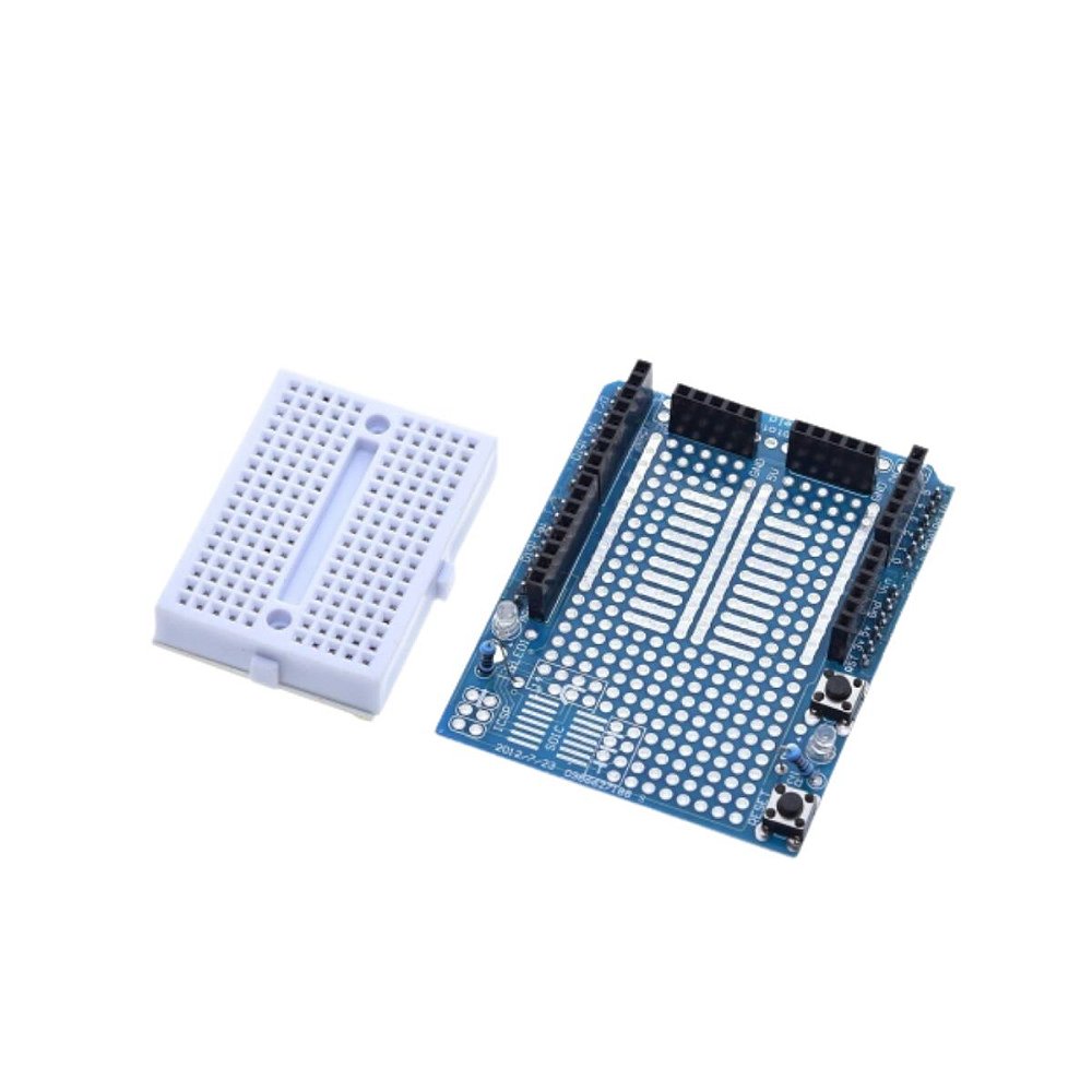 Compre Protoshield V5 V.5 + Protoboard 170 - Proto Shield Arduino UNO ...