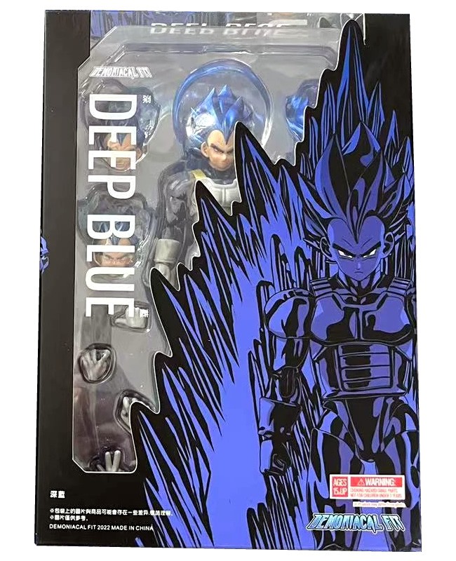 Vegeta God Blue & Aura Effect Demoniacal Fit - Blister Toys - Action ...