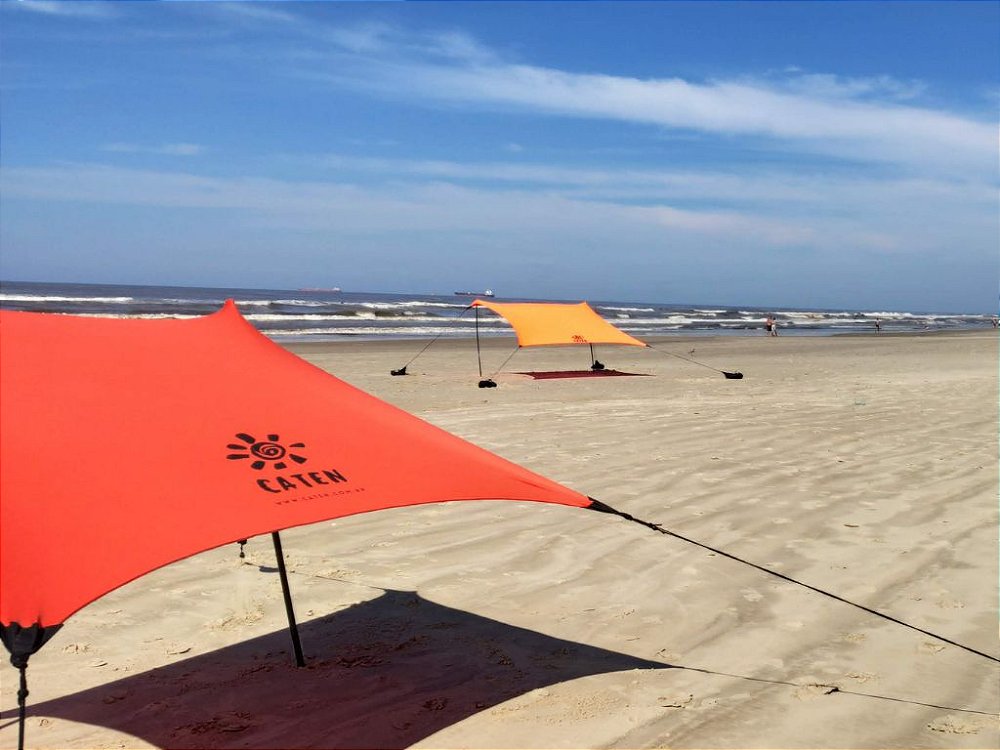 TENDA PARA PRAIA - CATEN 2 - GAZEBO BARRACA CAMPING + BOLSA DE TRANSPO ...
