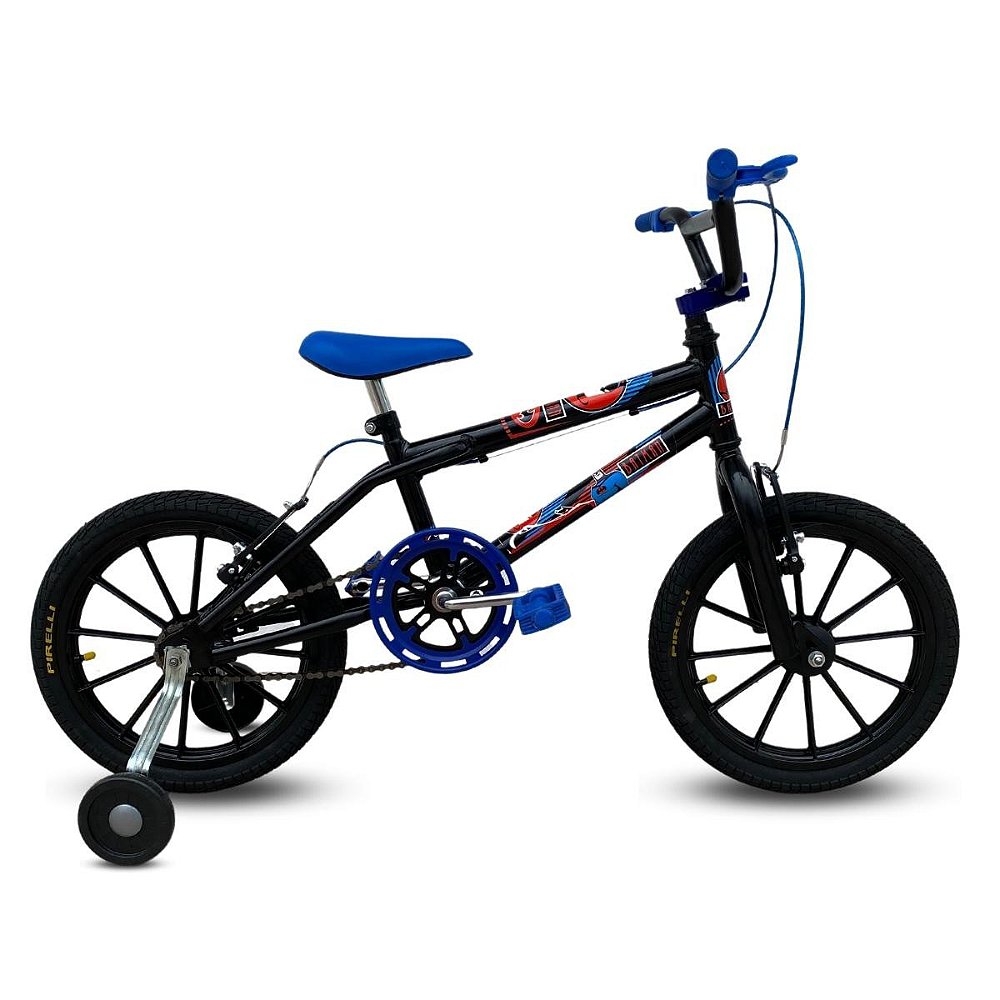 Bicicleta Aro 16 DNZ FLY Infantil Com Rodinhas - Bicicletaria Aquários