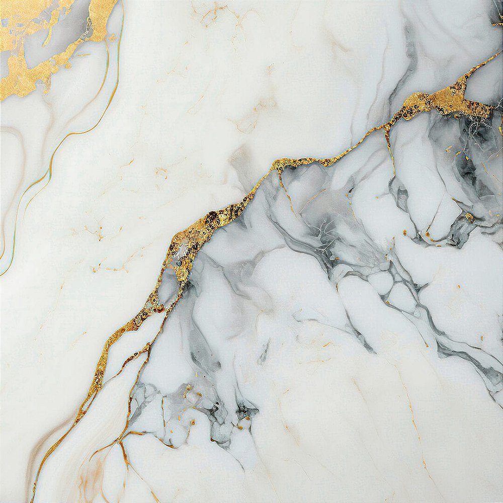 Papel de Parede Adesivo Mármore Carrara Gold - Papel de Parede Decor