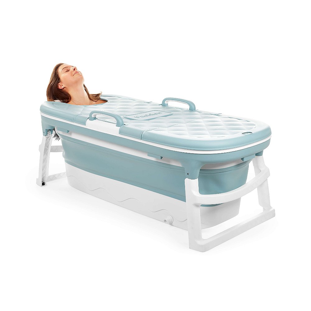 Banheira Dobrável Ofurô Luxo Extra Grande Azul ( 10 meses à 90Kg ... Banheira Dobrável Ofurô Luxo Extra Grande Azul ( 10 meses à 90Kg ...