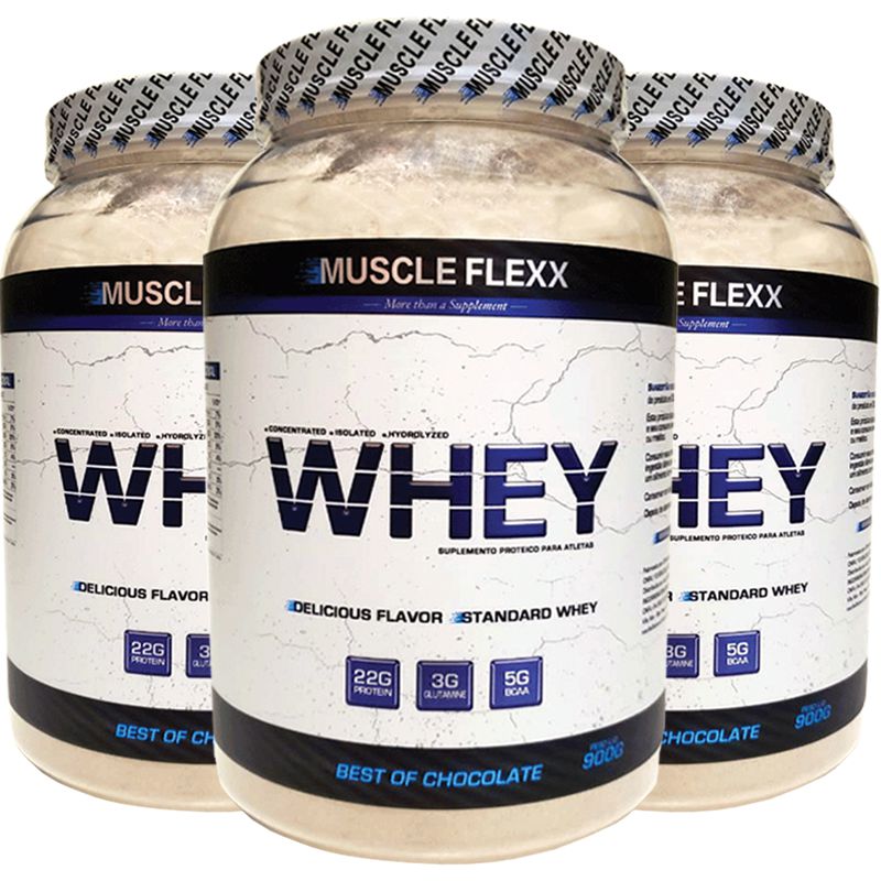 Whey Muscle Flexx ( 900G ) Muscle Flexx - AllLabs.Oficial