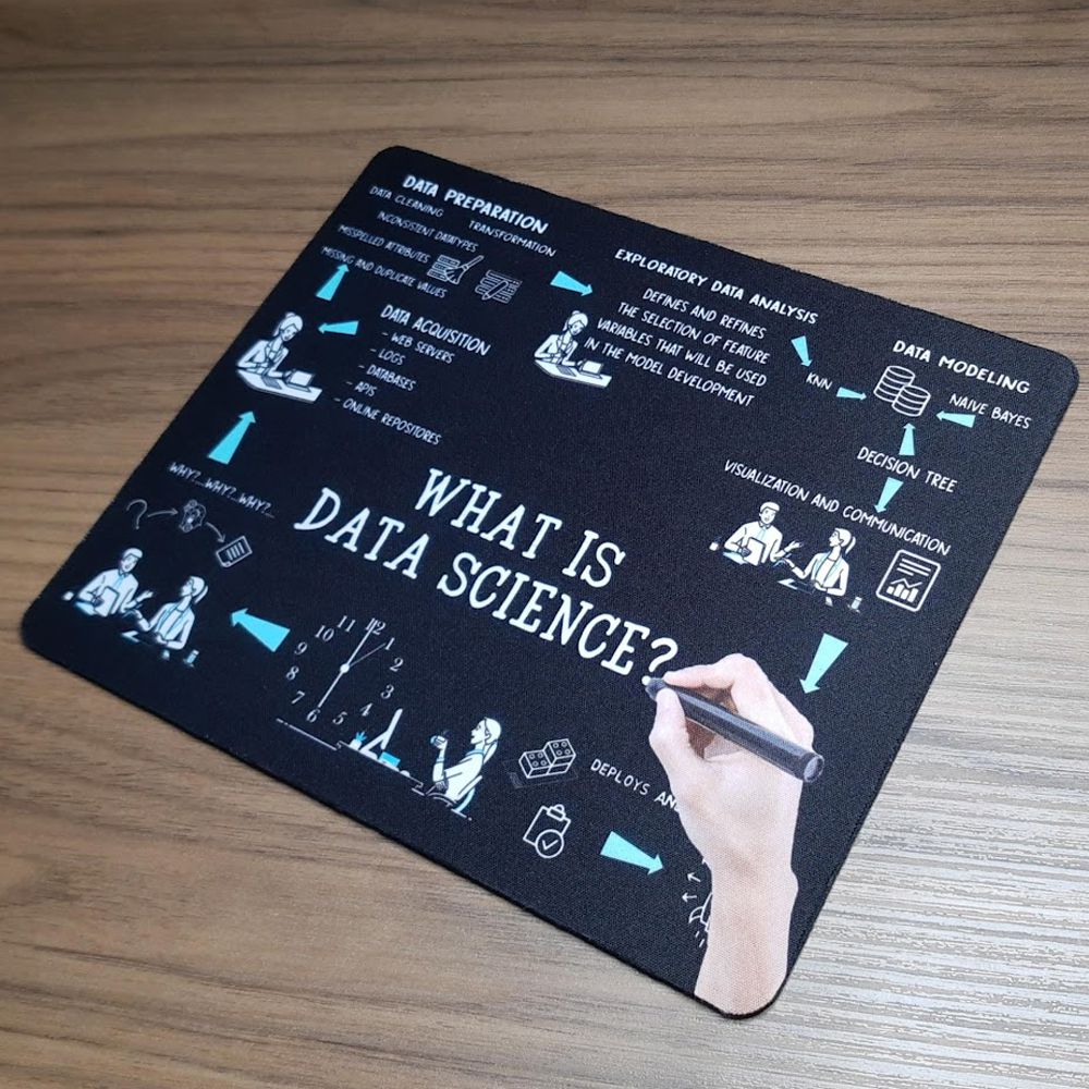 Mouse Pad Dev - Data Science - Loja Fun Geek - Presentes criativos