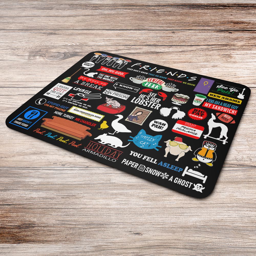 Mouse Pad - Icons Moments Friends (SALDO) - Loja Fun Geek - Presentes ...