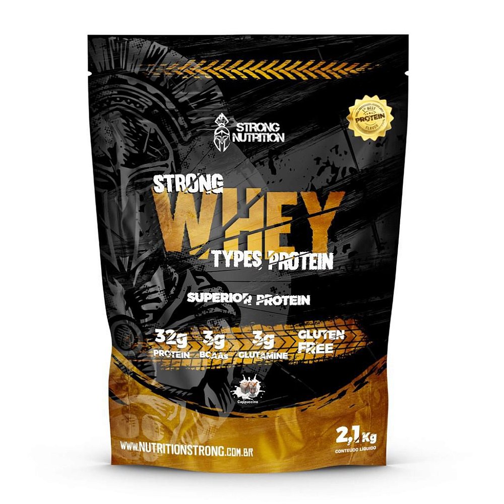 Strong Whey Types Protein 2,1KG - Strong Nutrition