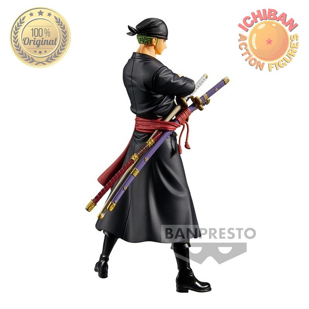 RORONOA ZORO DXF WANO DE BANDANA BANPRESTO 100% ORIGINAL LACRADO ...