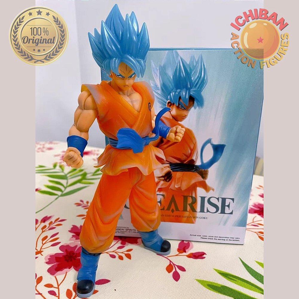 GOKU SSJ BLUE CLEARISE BANPRESTO 100% ORIGINAL LACRADO - ICHIBAN ACTION ...